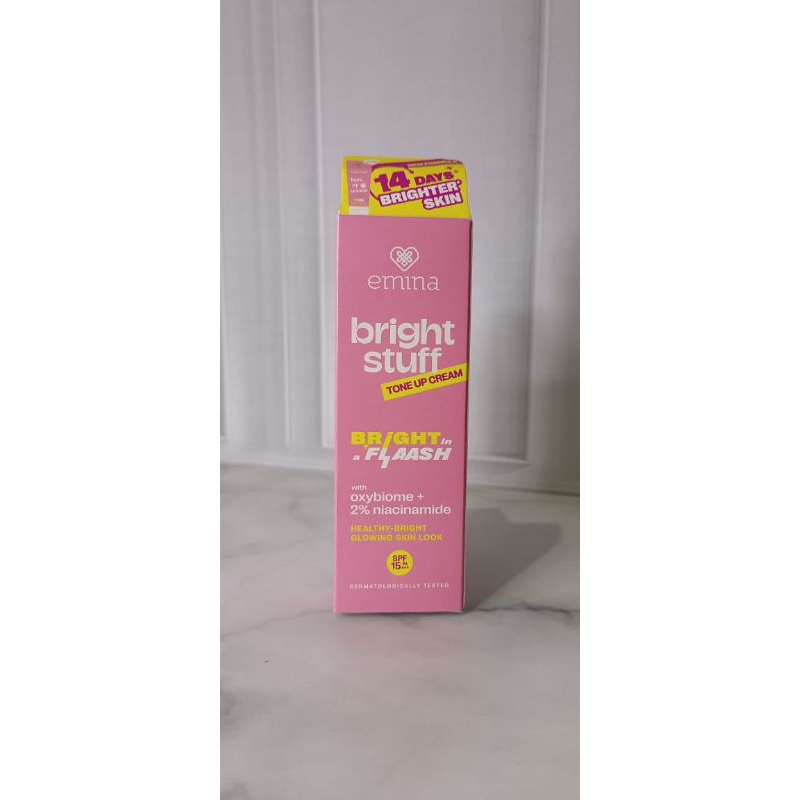 Jual Emina bright stuff tone up cream spf 15 20 ml | healty - bright ...