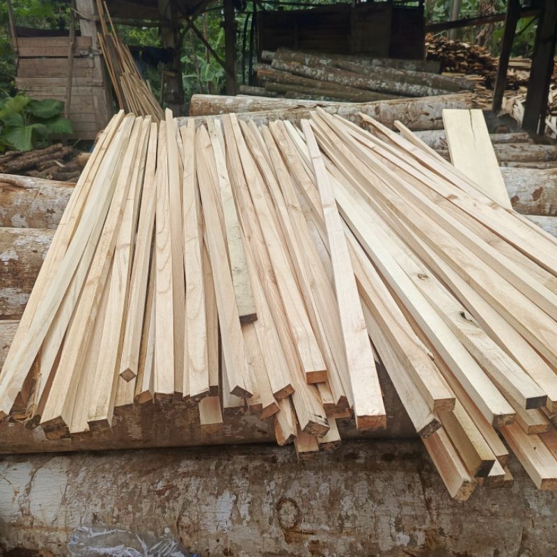 Jual KAYU UKURAN 3X5 PANJANG 200CM SOLID SERUT HALUS | Shopee Indonesia