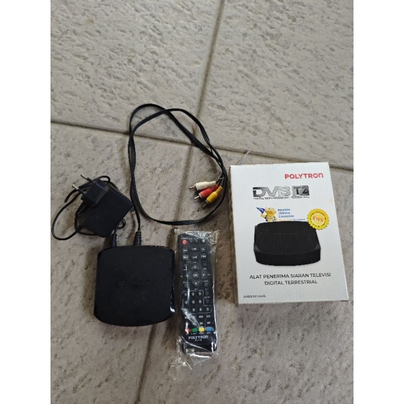 Jual Set Top Box Polytron DVB T2 PDV 700T2 STB Televisi Digital Second ...