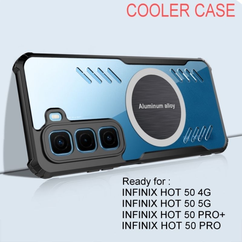 Jual Case Infinix Hot 50 4G / Hot 50 5G / Hot 50 Pro Plus / Hot 50 Pro Casing Gaming Cooler ...