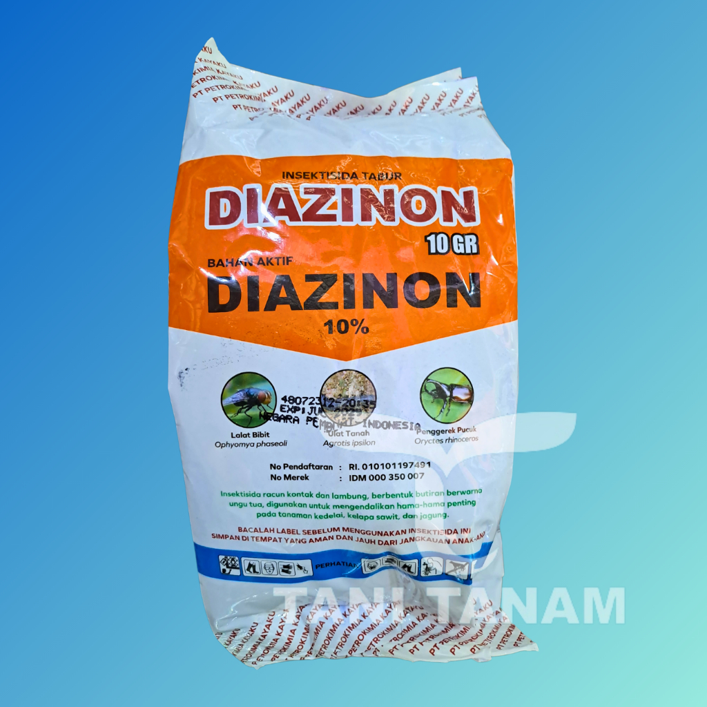 Jual DIAZINON 10 GR INSEKTISIDA PENGENDALI HAMA TANAH 1 KG // DIAZINON ...