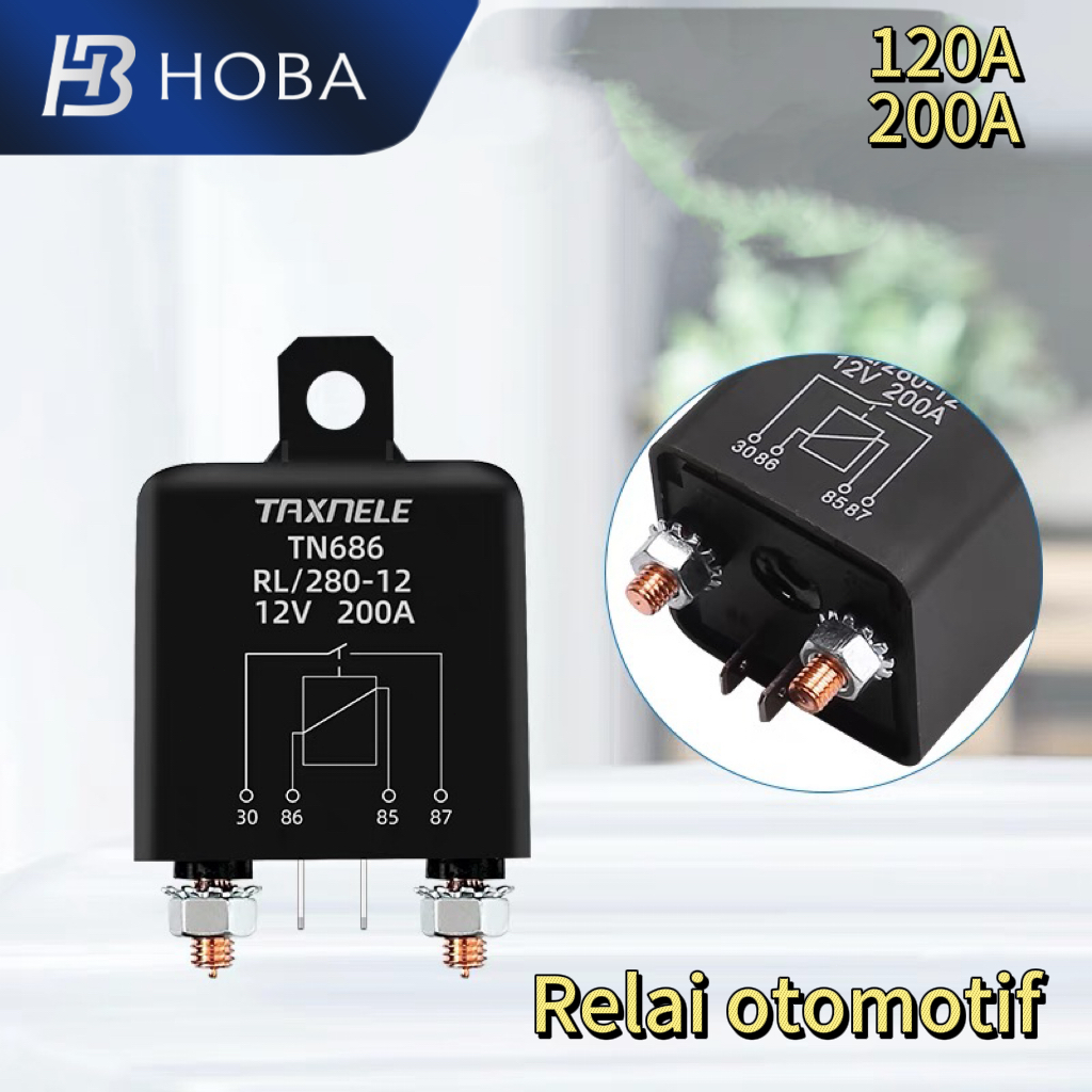 Jual Relay 200A 12V24V starter relay cocok untuk relay daya otomotif ...