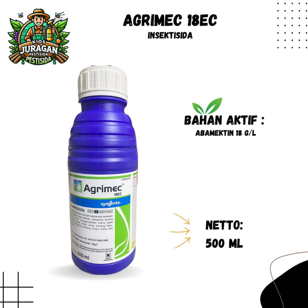 Jual AGRIMEC 18EC 500ML INSEKTISIDA | Shopee Indonesia