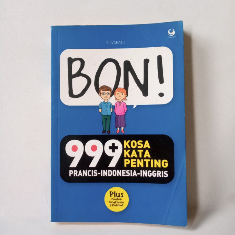 Jual Buku Bon 99+ kosa kata penting prancis Indonesia Inggris silvarani ...
