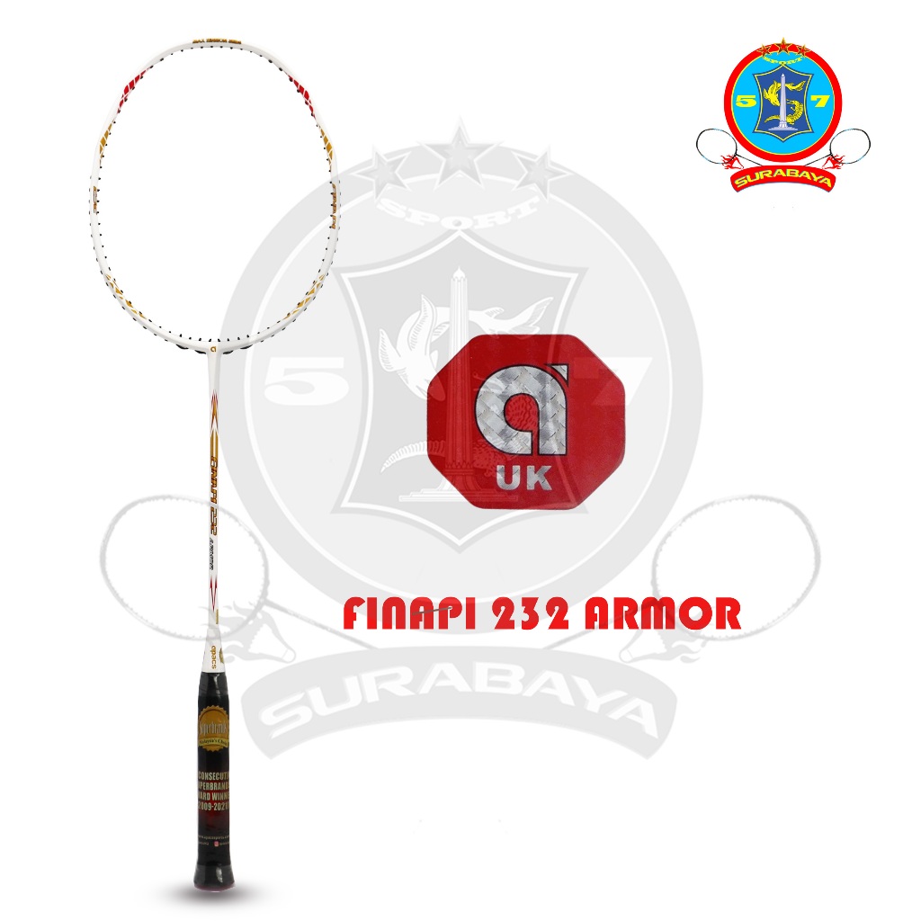 Jual Raket Badminton Original Apacs Finapi 232 Armor Bonus Senar dan ...
