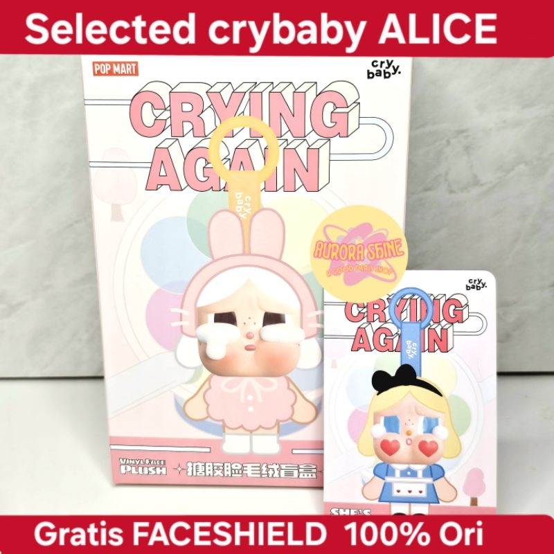 Jual [Ready SELECTED ALICE] Cry baby crying again Alice VINYL FACE ...
