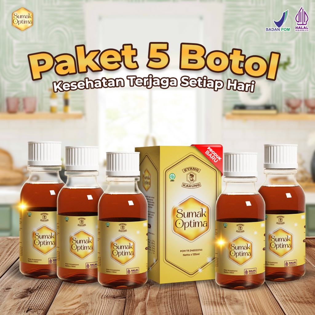 Jual Paket 5 Botol Sumak Optima - Ampuh Jaga Kesehatan Tubuh dan Sumber ...
