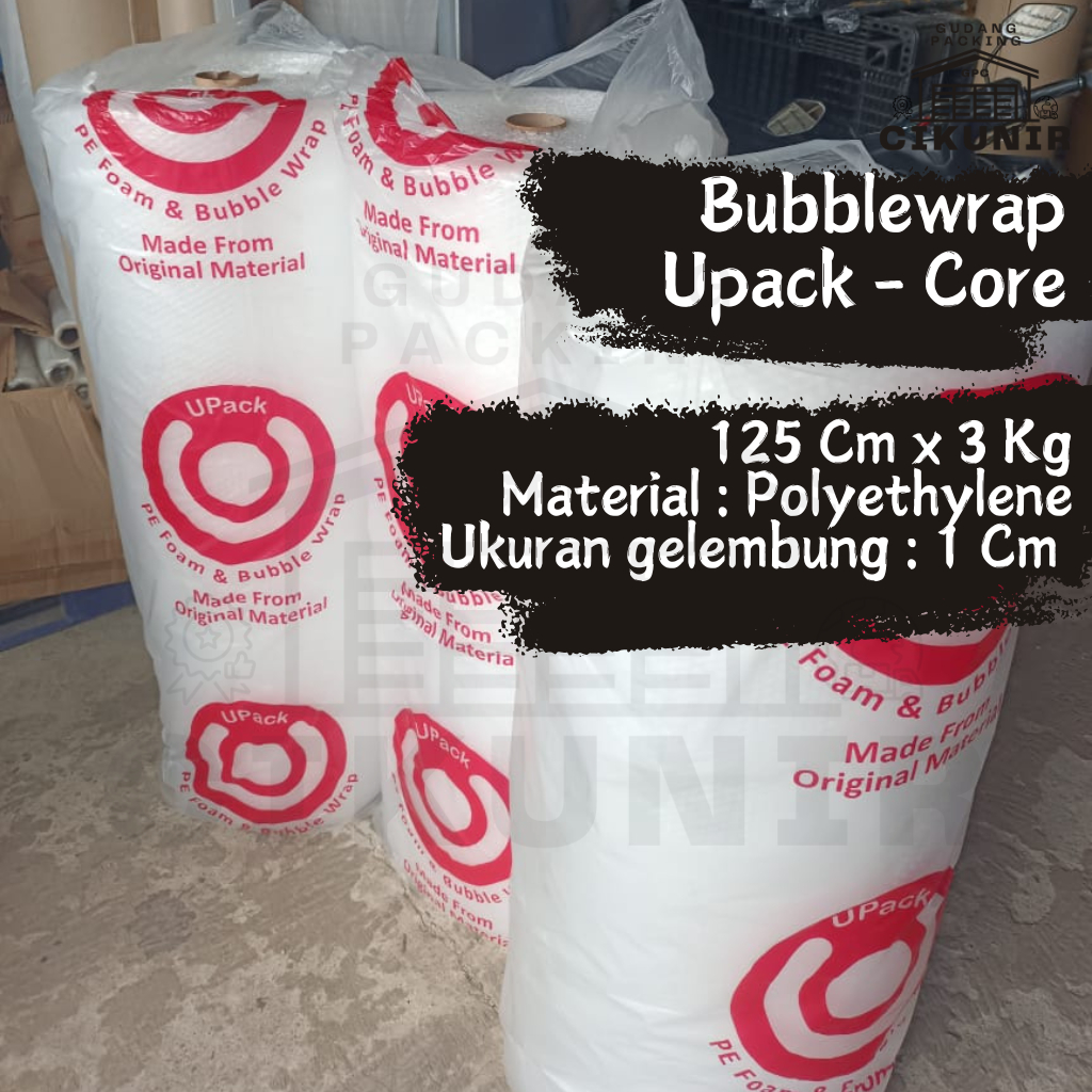 Jual Bubblewrap Upack 3 Kg / plastik bubble / bubble packing / bubble wrap packing / plastik ...