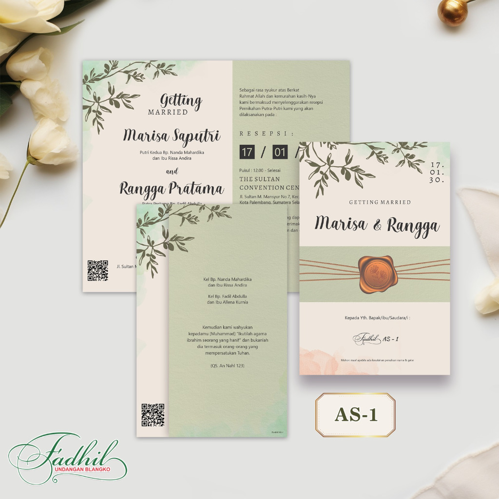 Jual FADHIL AS 1 | Blangko Undangan | Undangan Murah | FLASH SALE | isi 100 pcs | Shopee Indonesia