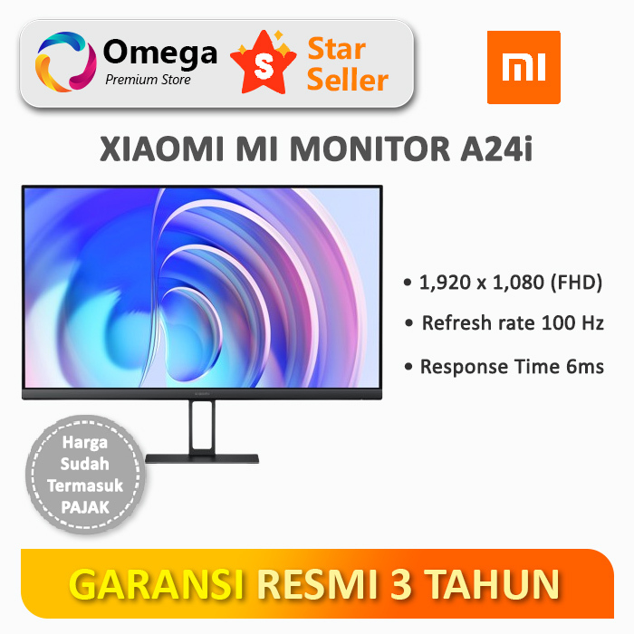 Jual Monitor Xiaomi A24i 24" FHD IPS 100Hz | Shopee Indonesia