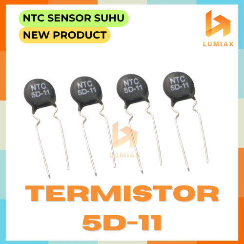 Jual Termistor 5D-11 NTC5D-11 termistor suhu negatif NTC5D -11 NTC 5D ...