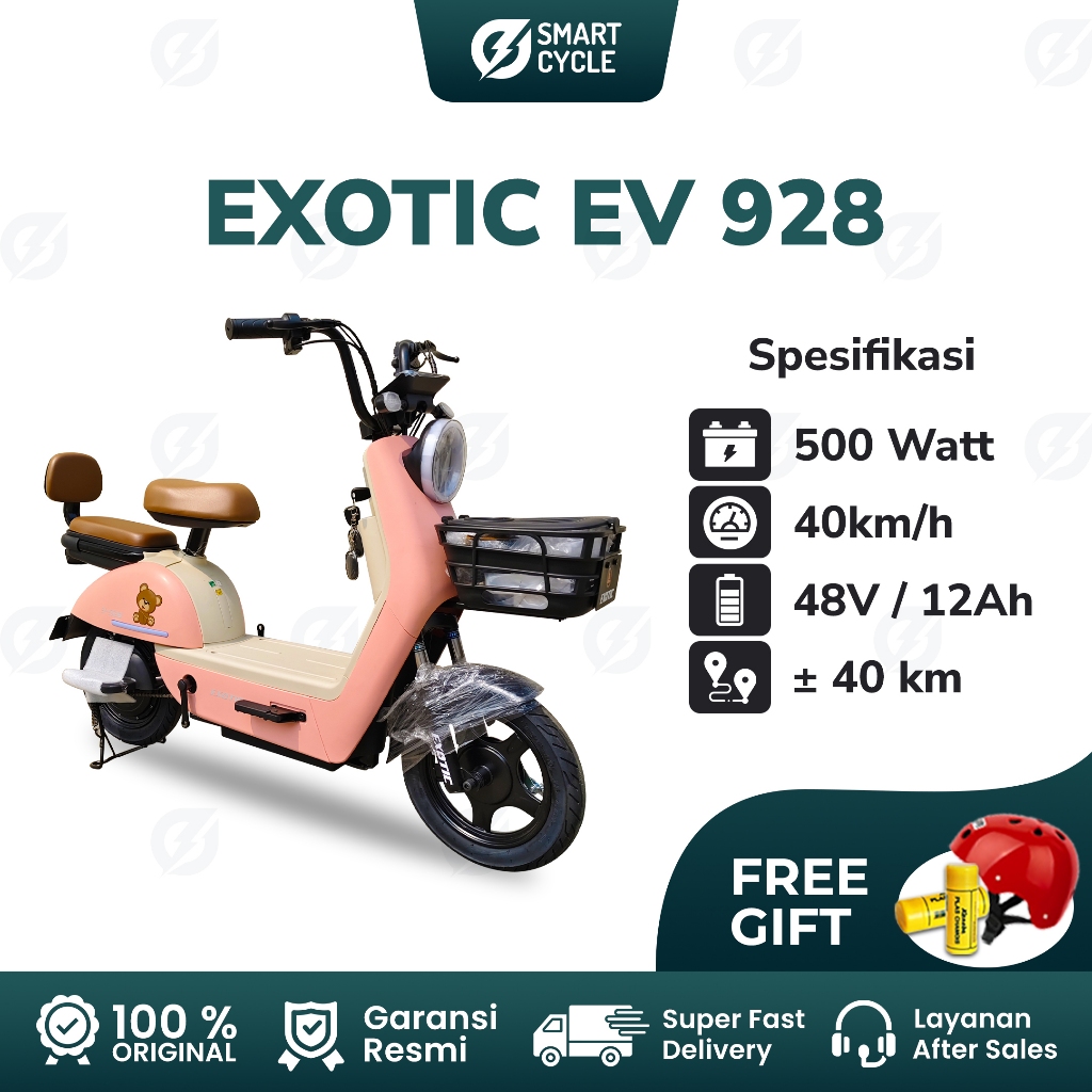 Jual Sepeda Listrik Exotic EV 928 Dewasa - Aman, Nyaman, dan Bergaya ...