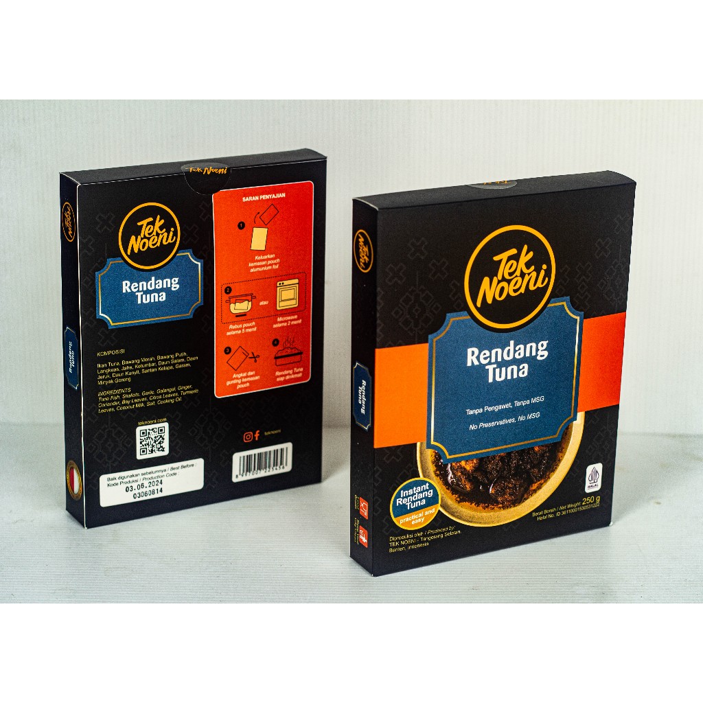 Jual Rendang Tuna [Ready to Eat] Siap Santap | 250 gr | Cita Rasa Rendang Padang | Tek Noeni ...