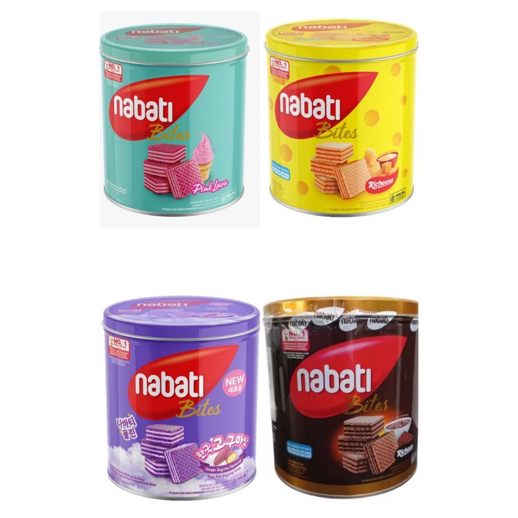 Jual PROMO Nabati Bites Kaleng 287 g (Exp 25 September 2025) | Shopee ...