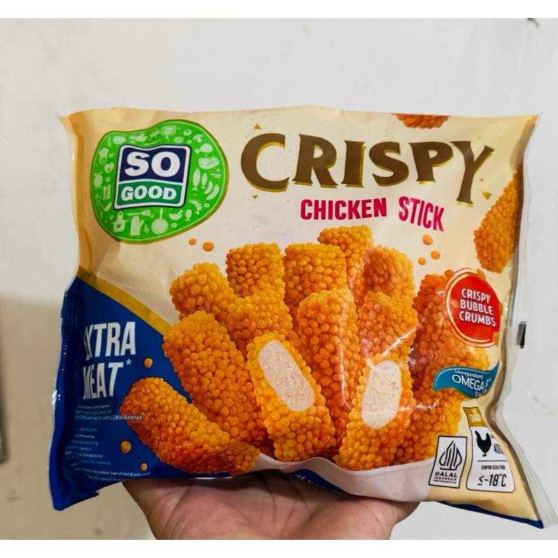 Jual SO GOOD CRISPY NUGGET 400 GR / STICK CRISPY BUBBLE 400 GR | Shopee ...