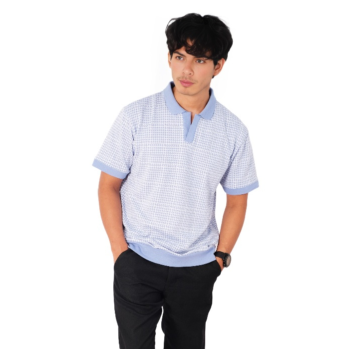 Jual POSHBOY Polo Premium Flat Knitt Sausalito Warna Biru - Kaos Polo ...