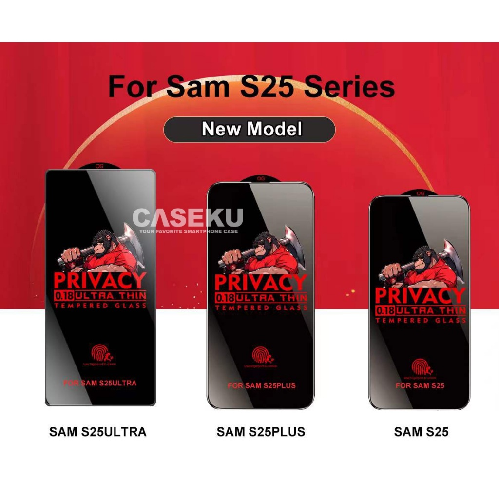 Jual Antigores Samsung S25 Ultra S25 Plus S25 Tempered Glass SPY Anti Privacy Anti Intip Full ...