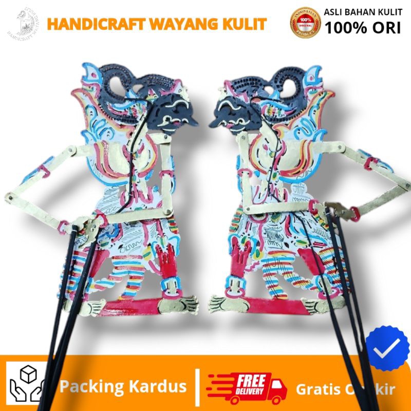 Jual HANDICRAFT WAYANG KULIT | WAYANG kulit GATUTKACA GATOTKACA EMAS ...
