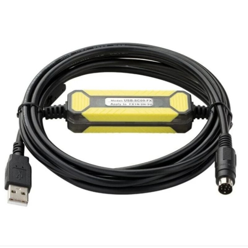Jual FX-USB-AW USB-SC09-FX PLC data Programming Cable FOR MITSUBISHI FX ...