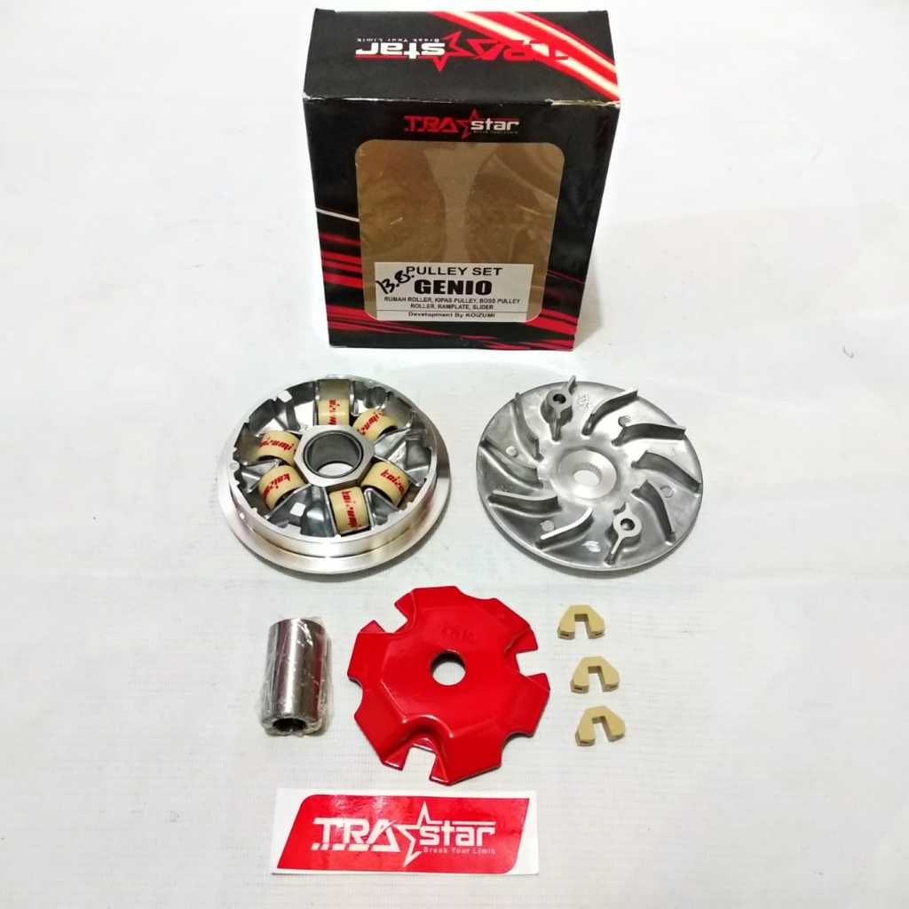 Jual Pulley Set Pully Rumah Roller Tra Star GENIO BEAT DELUXE SCOOPY ...