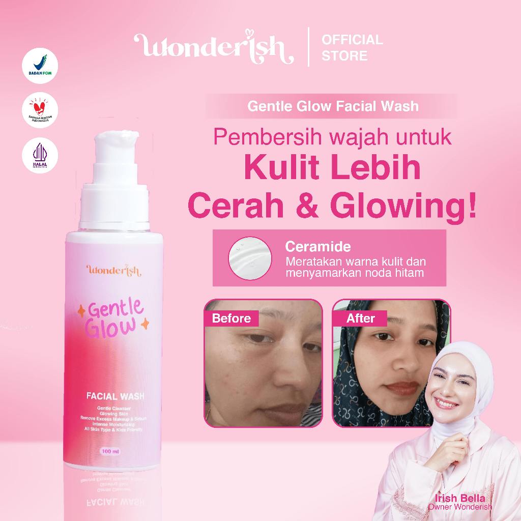 Jual Wonderish Facial Wash - Sabun Cuci Muka Wonderish By Irish Bella ...