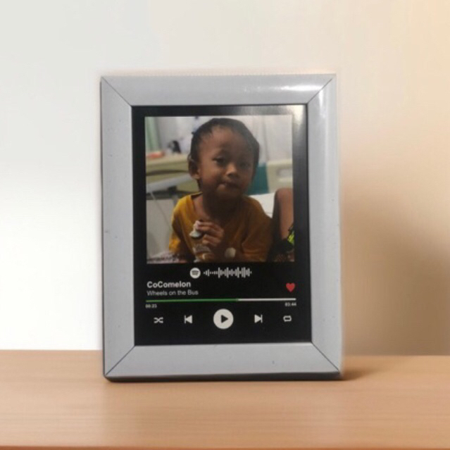 Jual CUSTOM PIGURA SPOTIFY | Bingkai Foto Frame 4R | Kado Ulang Tahun ...