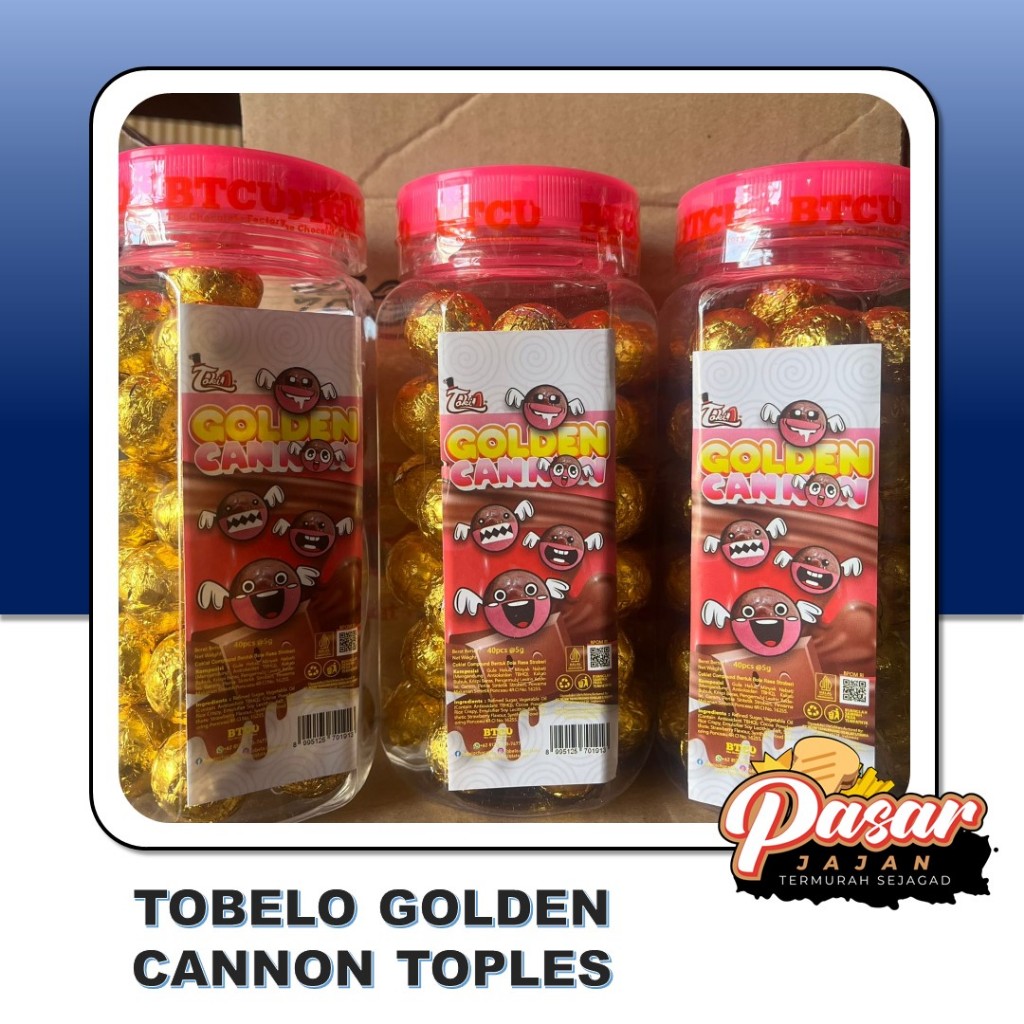 Jual Tobelo Golden Cannon Toples Isi 5gr x 40pcs | Shopee Indonesia