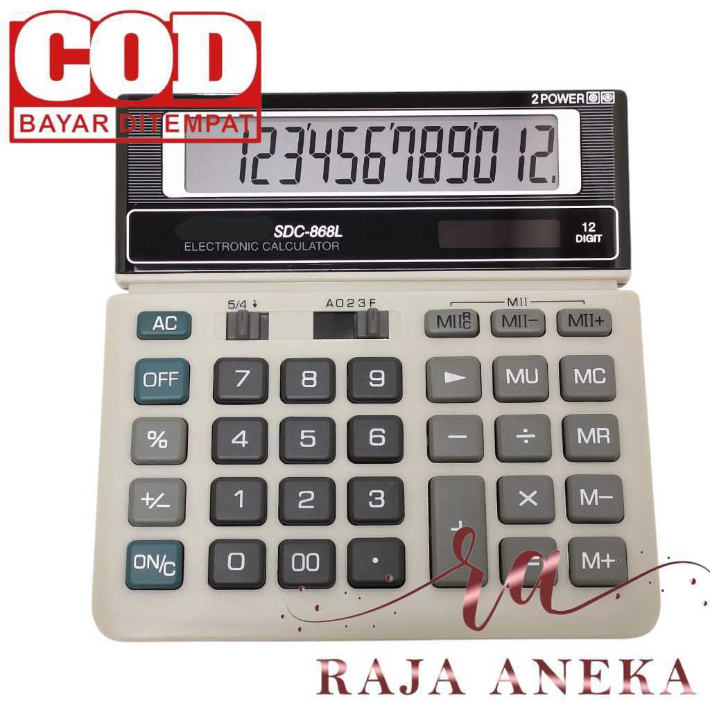 Jual Kalkulator Besar Dagang SDC-868L CT-868N 12 Digit / CT-8614 14 Digit / Memory / Replay SDC ...