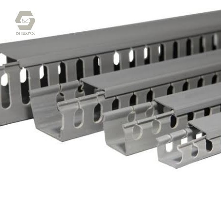 Jual Kabel Cable Duct Lubang 32x32 mm Abu 1.7m PM | Dak Wiring | Shopee ...