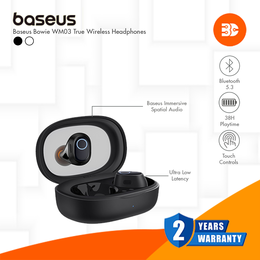 Jual Baseus Bowie WM03 True Wireless Earphones TWS Bluetooth | Shopee ...