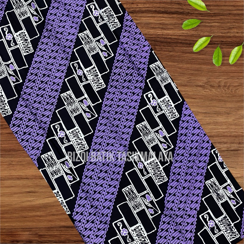 Jual Batik cap / batik tasik / batik garutan (hitam ungu) | Shopee ...