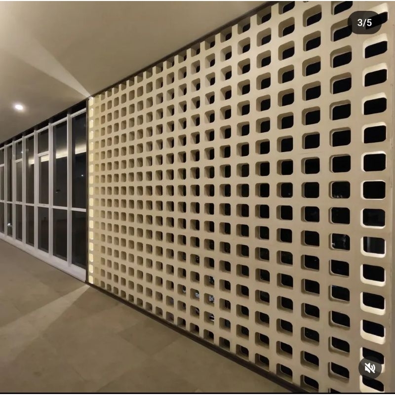 Jual ROSTER BETON/MOTIF LUBANG KOTAK/LUBANG PENTILASI UDARA MINIMALIS ...