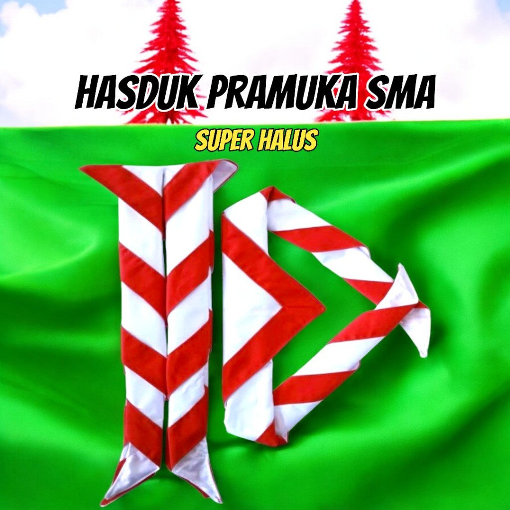 Jual Hasduk SMA / kacu hasduk pramuka SMA super halus | Shopee Indonesia