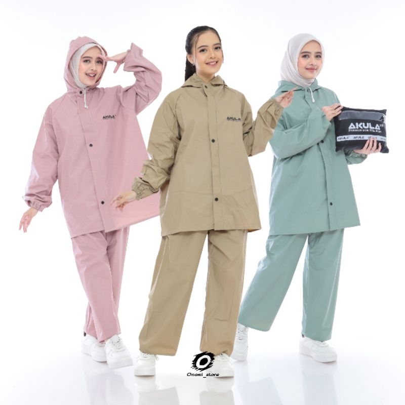 Jual Jas Hujan AKULA , Raincoat Pria Wanita Setelan Dewasa Anti Rembes | Shopee Indonesia
