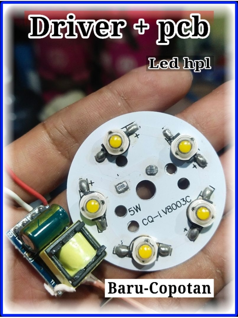 Jual Driver + Pcb led HPL 5watt | Shopee Indonesia
