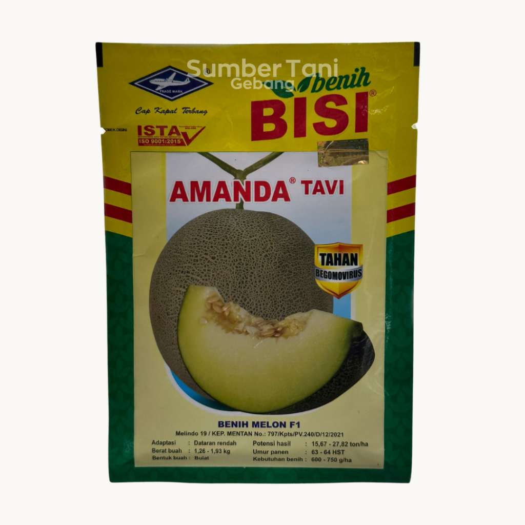 Jual Bibit Melon Madu - Benih Melon Amanda Tavi isi ± 550 biji - Cap ...