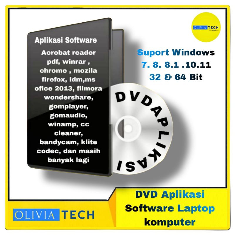 Jual dvd aplikasi laptop netbook dan komputer | Shopee Indonesia