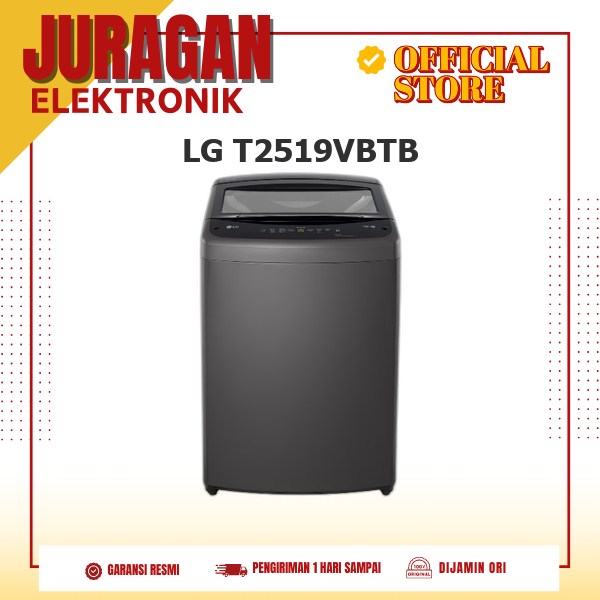 Jual LG T2519VBTB MESIN CUCI TOP LOADING 19KG 1 TABUNG SMART INVERTER | Shopee Indonesia