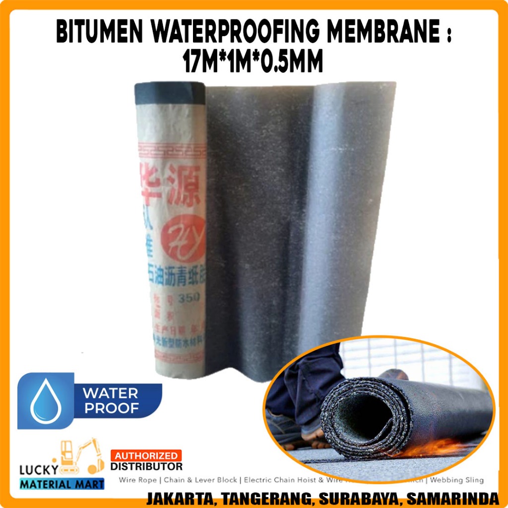 Jual Bitumen Waterproofing Membrane : 17m*1m*0.5mm Lapisan ANTI AIR ...
