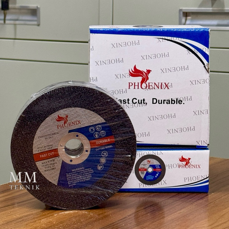 Jual BATU GRENDA POTONG 4x1 PHOENIX BATU GERINDA 4" x 1mm GURINDRA ...