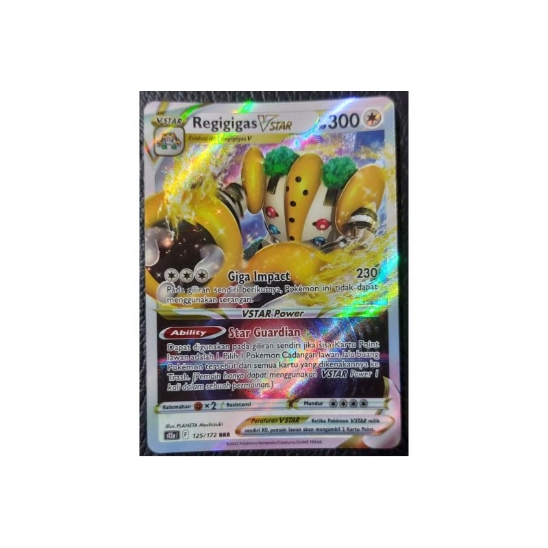 Jual Kartu Pokemon TCG - Regigigas V Star RRR (s12a) 125/172 | Shopee ...