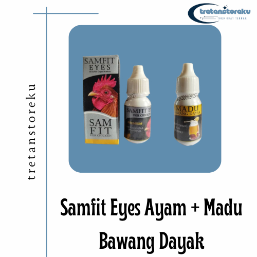 Jual Samfit Paket Hemat Eyes Ayam + Madu Bawang Dayak | Shopee Indonesia