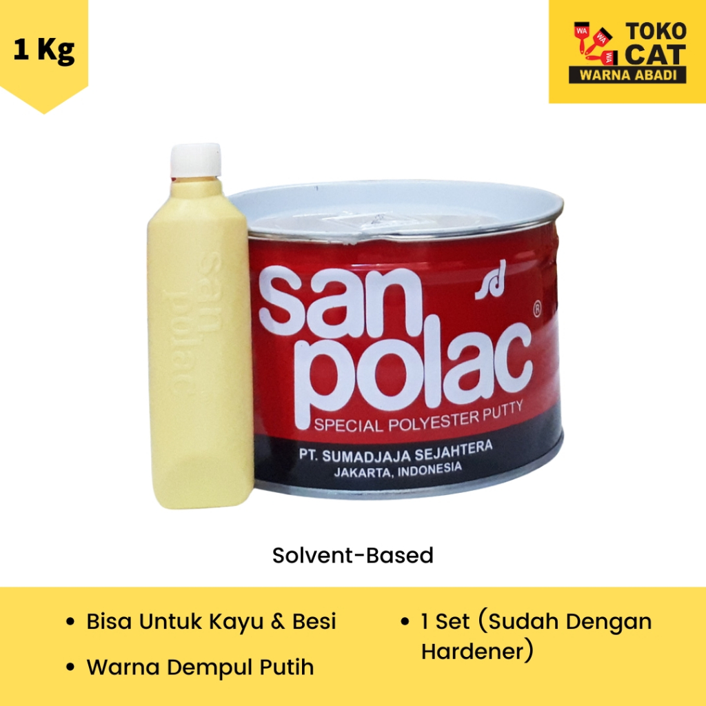 Jual Dempul Sanpolac 1 Kg | Shopee Indonesia