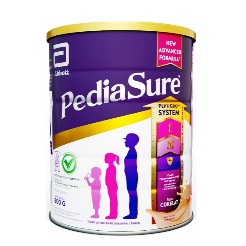 Jual PediaSure Triplesure Susu Formula Pertumbuhan Anak 800gr / Cokelat / Madu / Vanila | Shopee ...