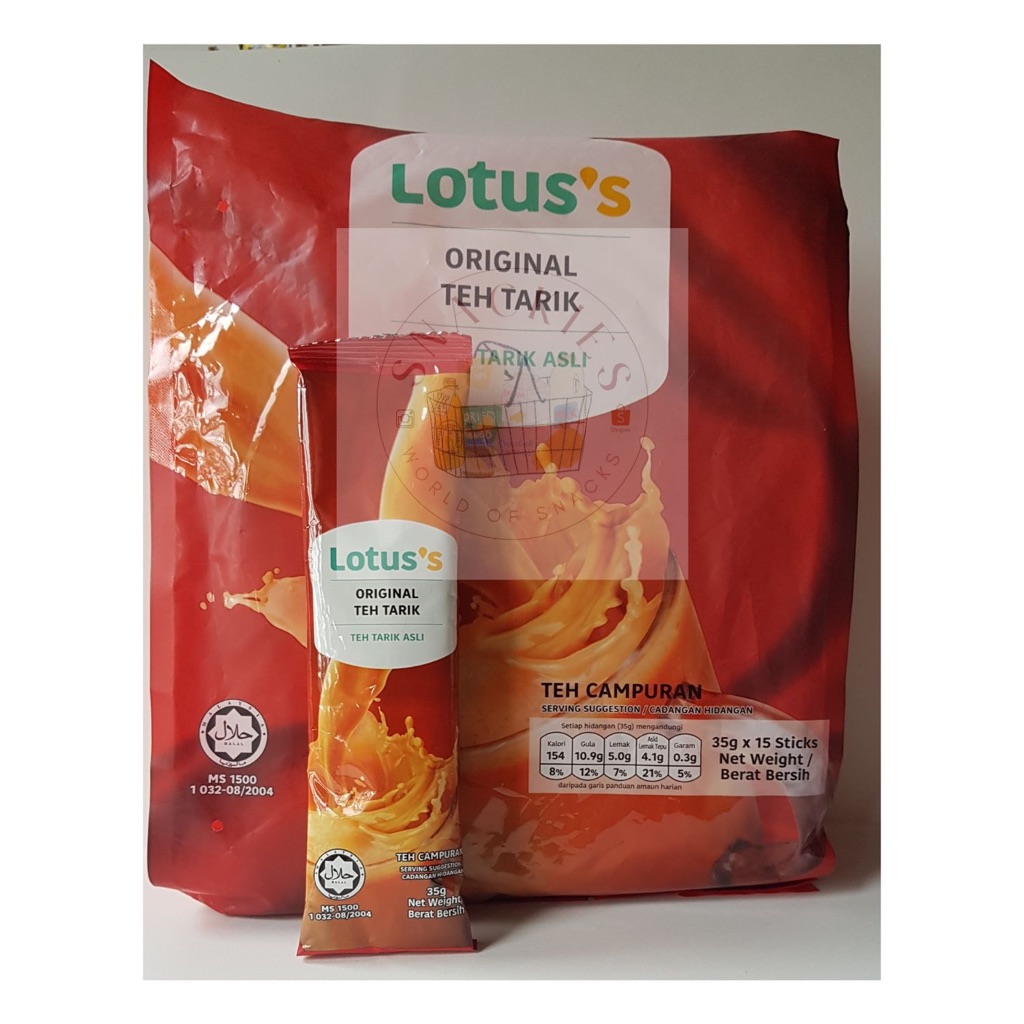 Jual LOTUS'S Original Teh Tarik Asli Malaysia (Sachet) | Shopee Indonesia