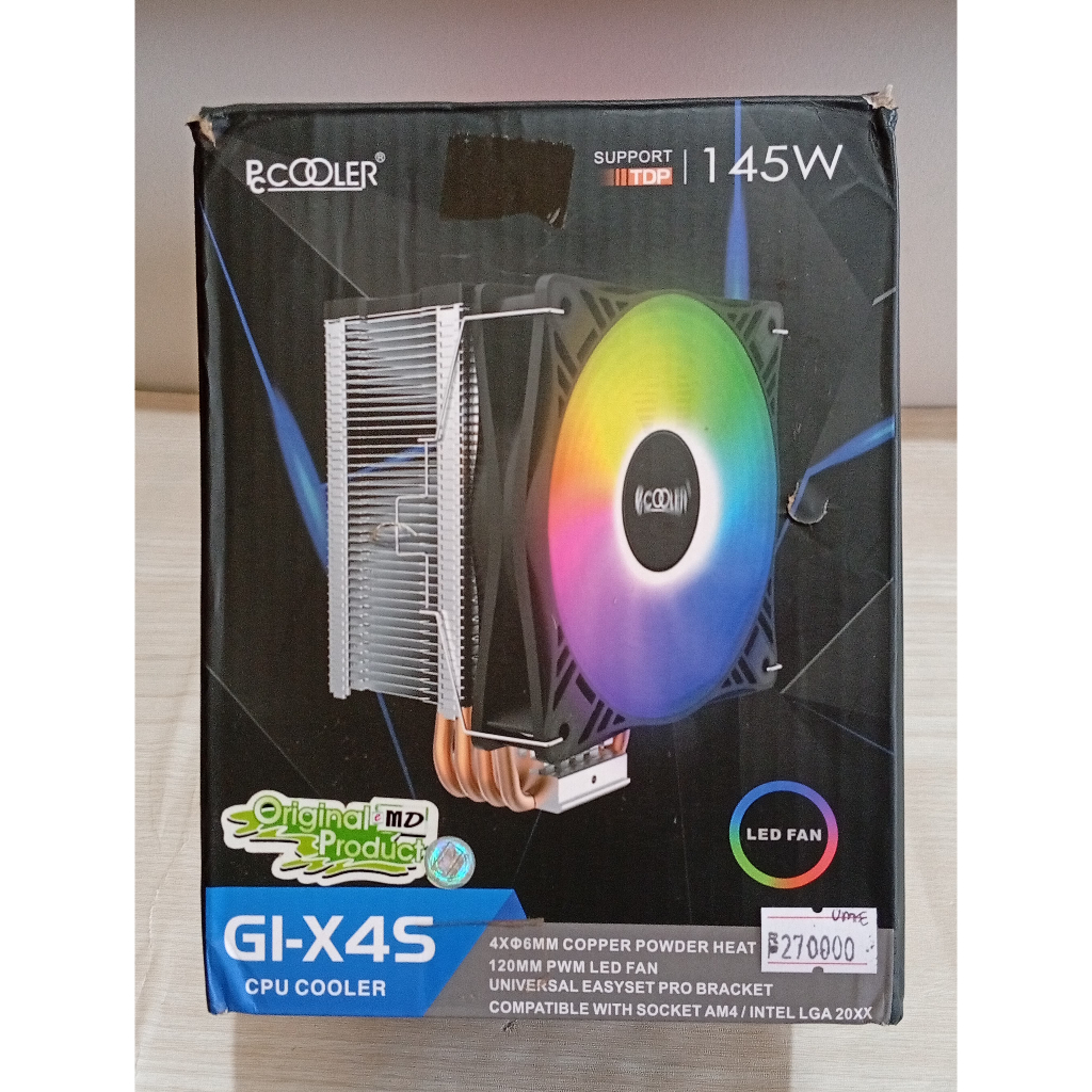 Jual Fan Processor Intel/AMD GAMING/SERVER PC COOLER RGB TOWER | Shopee ...