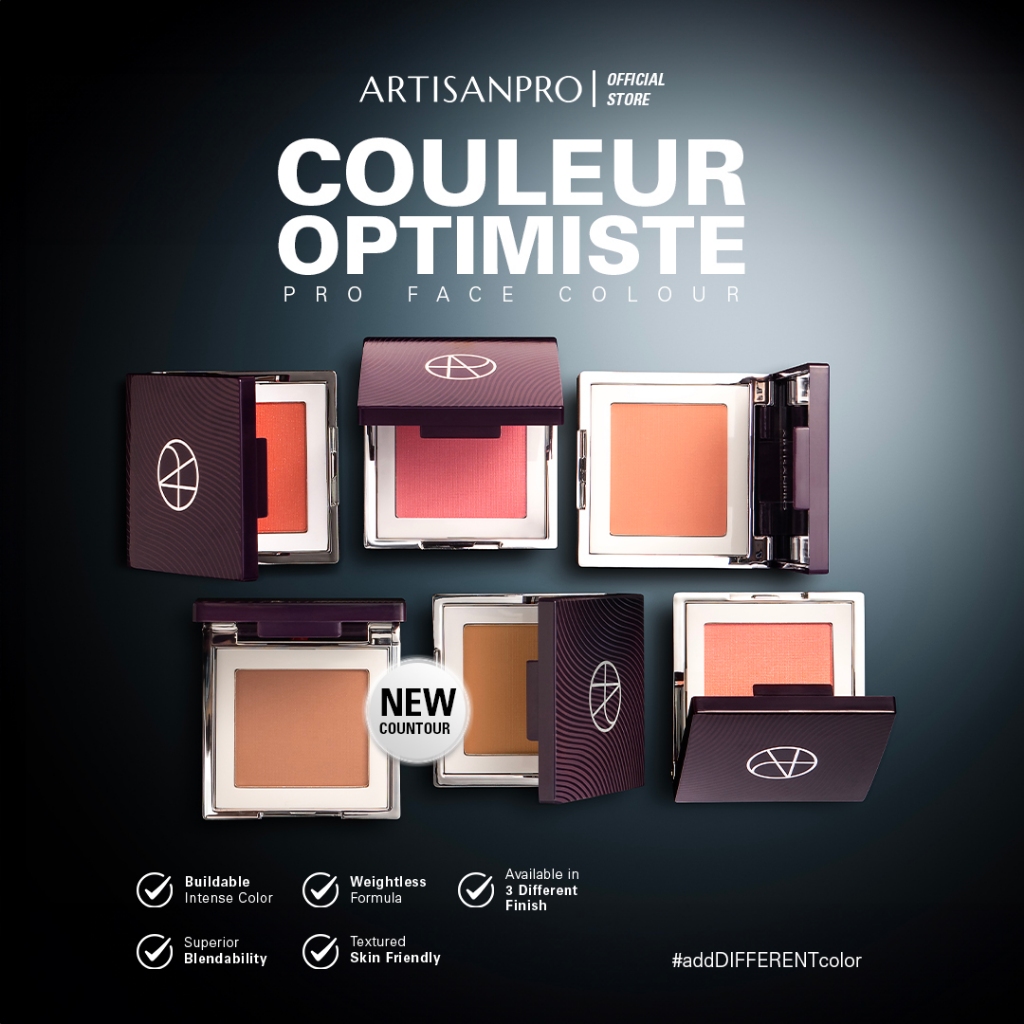 Jual ARTISANPRO - COULEUR OPTIMISTE Pro Face Colour (Blush On & Contour ...
