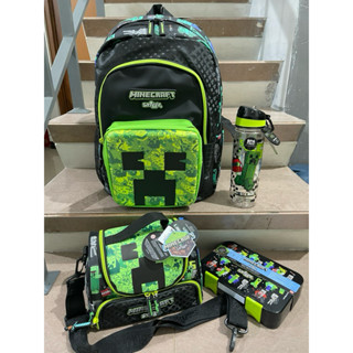 Jual Tas Anak Smiggle Minecraft Collection Senior Backpack Lunch Bag ...