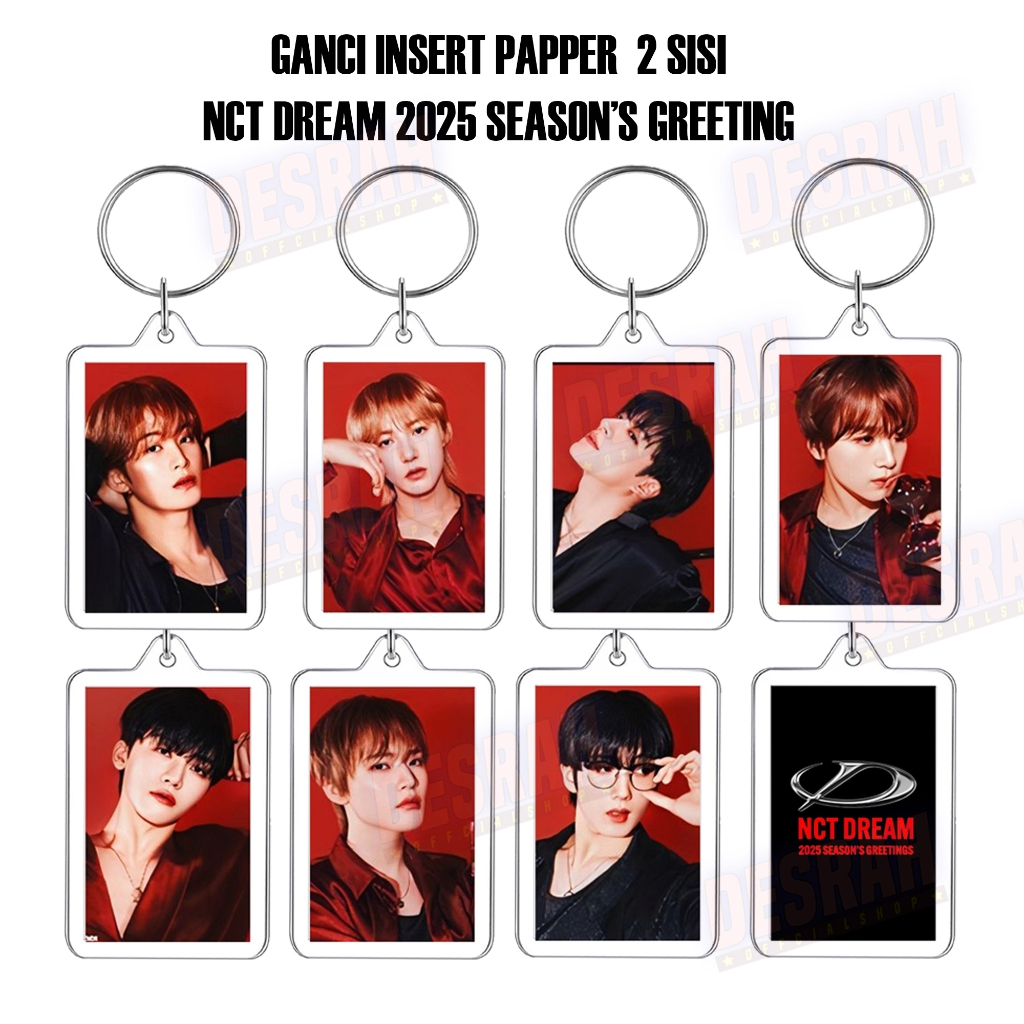 Jual ganci - gantungan kunci insert paper kpop NCT DREAM 2025 Seasons ...