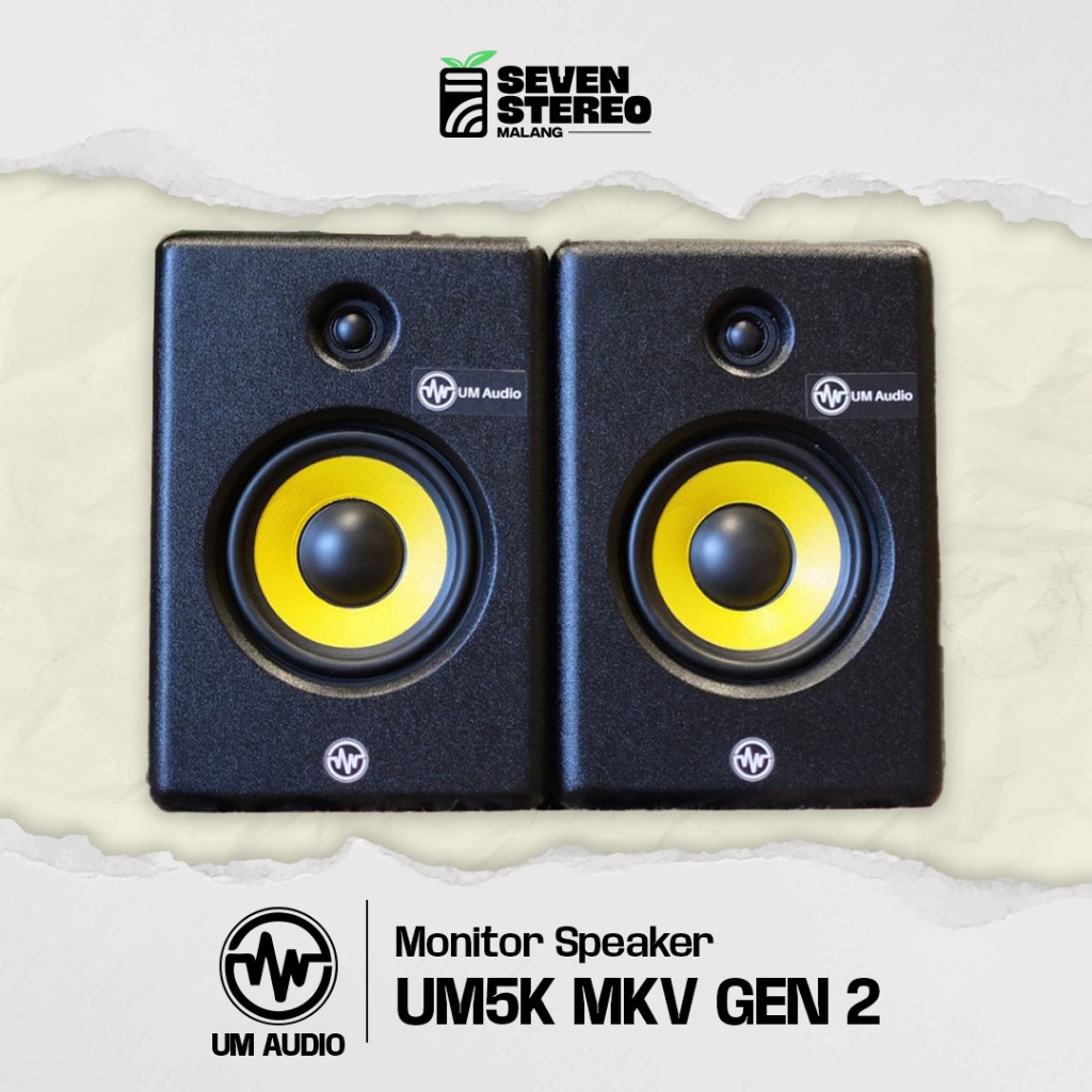 Jual Speaker Monitor Recording Flat UM Audio - UM5K MKV Monitoring ...